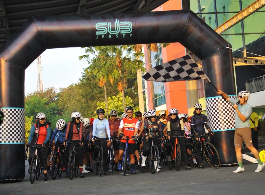 Dzaki Wardana Happy Bisa Gowes Bareng Cyclist dan Komunitas di Surabaya - Mainsepeda